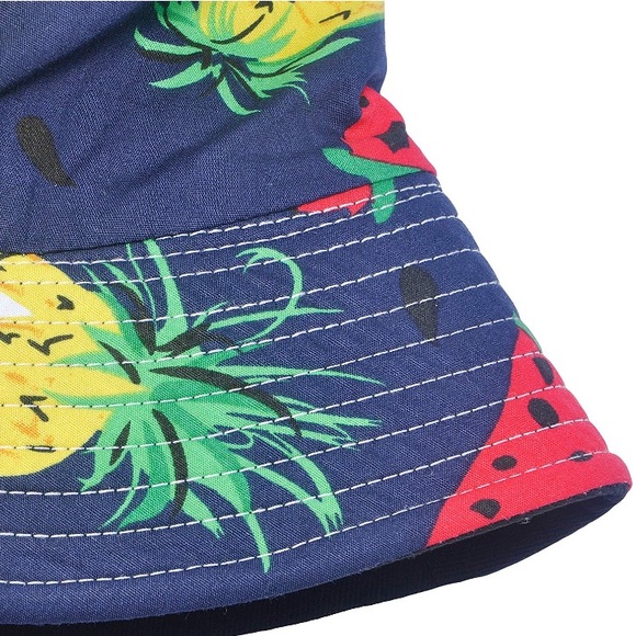 Accessories | Womans Melon Pin Pattern Bucket Hat Nwt | Poshmark